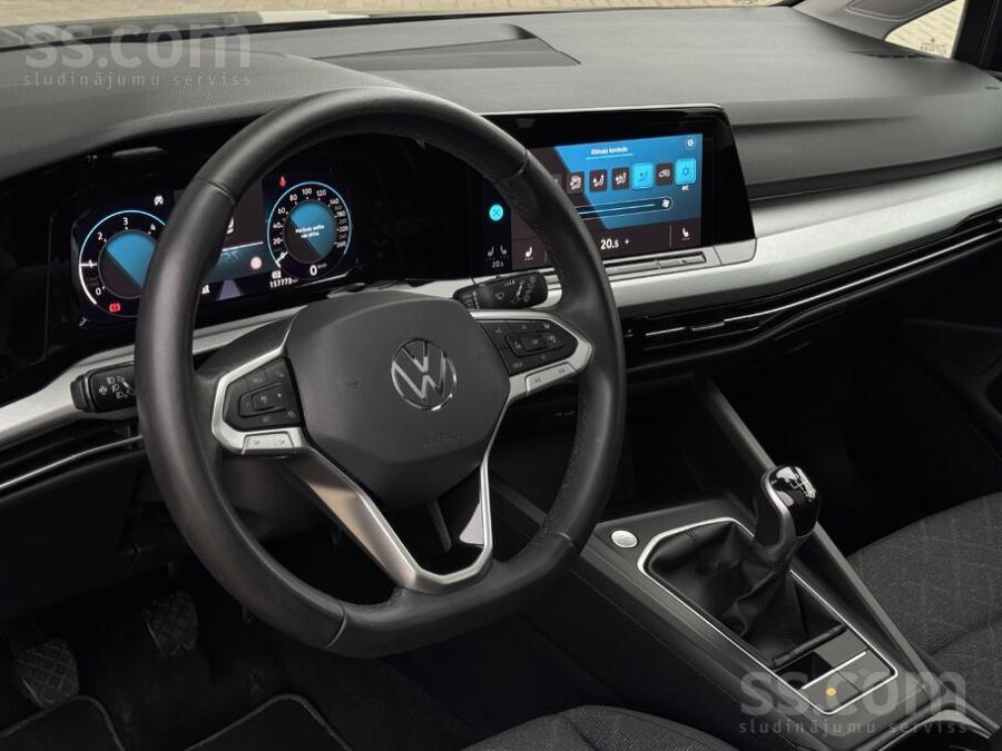 Grey Volkswagen Golf VIII 2024 in Valmiera, with an engine capacity of 2.00 L and mileage of 158 thousand km for 15500 €, photo 9 on AUTOMOTO.COM.LV