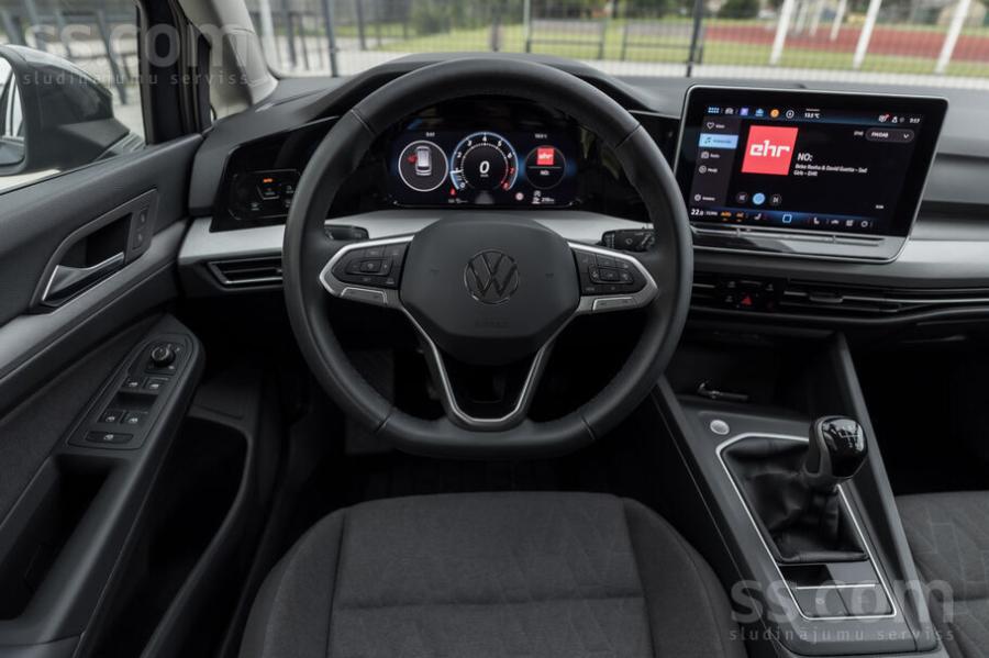 Grey Volkswagen Golf VIII 2025 in Riga, with an engine capacity of 1.50 L and mileage of 47 thousand km for 19500 €, photo 17 on AUTOMOTO.COM.LV