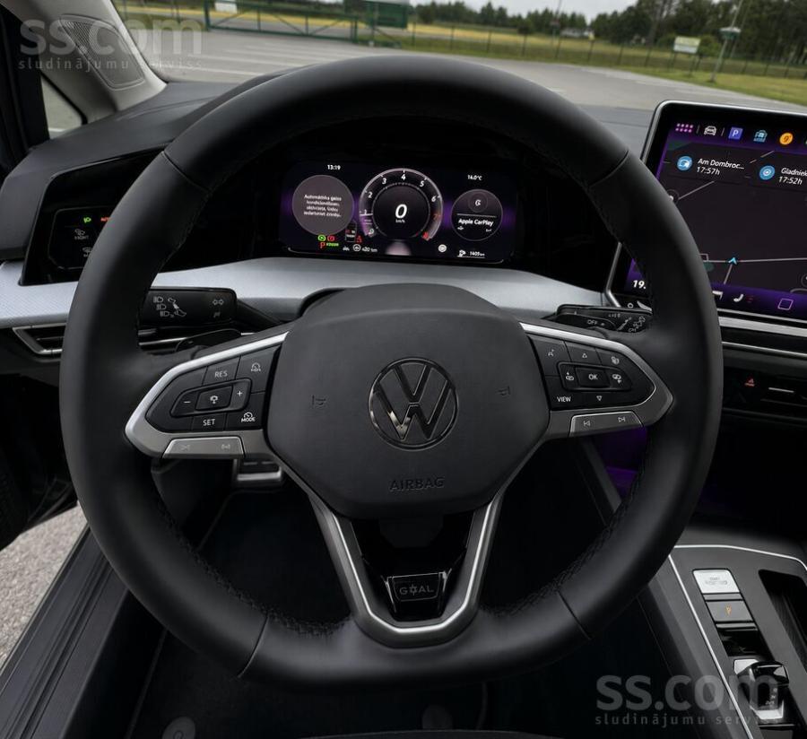 Grey Volkswagen Golf VIII 2025 in Cesis, with an engine capacity of 1.50 L and mileage of 6 thousand km for 27999 €, photo 21 on AUTOMOTO.COM.LV