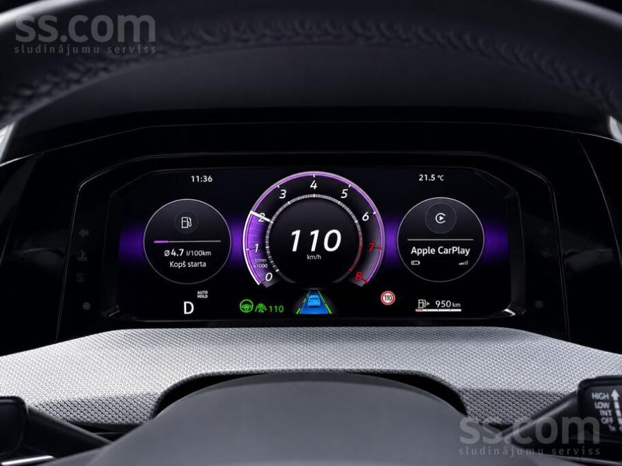 Grey Volkswagen Golf VIII 2025 in Cesis, with an engine capacity of 1.50 L and mileage of 6 thousand km for 27999 €, photo 31 on AUTOMOTO.COM.LV