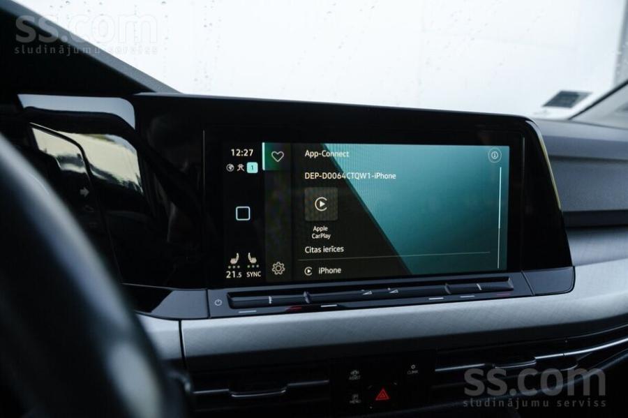 Volkswagen Golf VIII 2022 in Riga, with an engine capacity of 1.50 L and mileage of 123 thousand km for 16200 €, photo 25 on AUTOMOTO.COM.LV