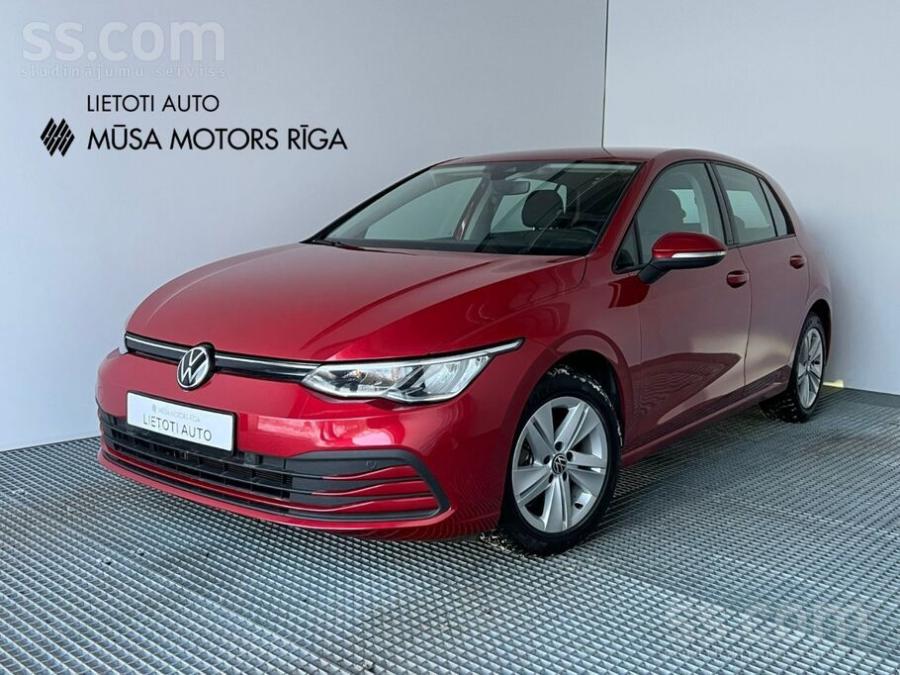 Red Volkswagen Golf VIII 2021 in Riga, with an engine capacity of 2.00 L and mileage of 197 thousand km for 12990 €, photo 1 on AUTOMOTO.COM.LV