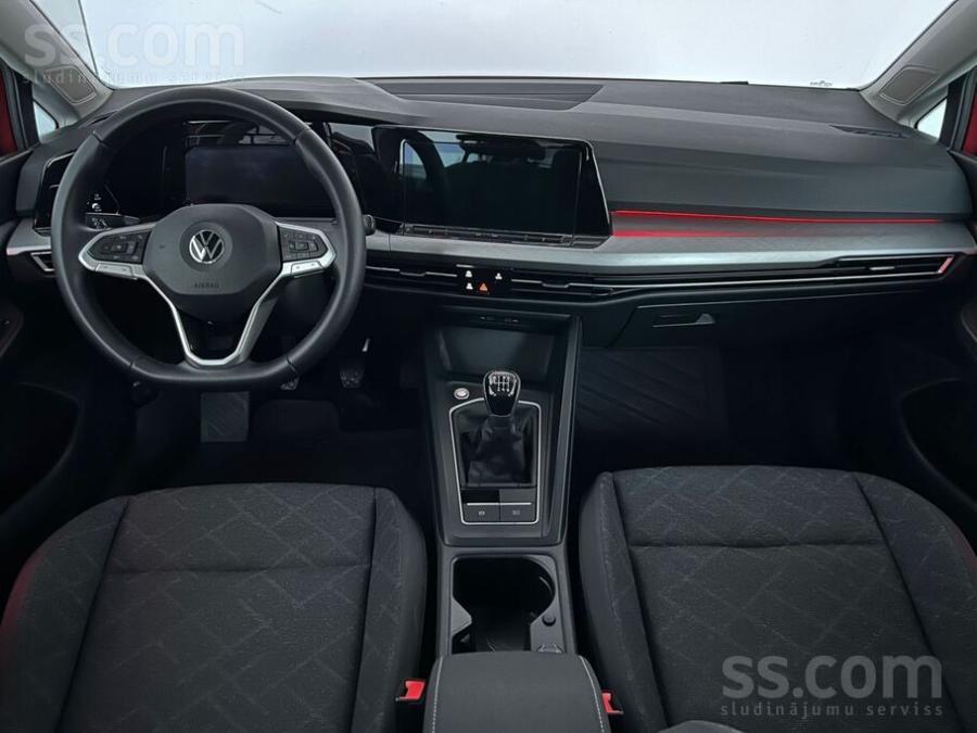Sarkans Volkswagen Golf VIII 2021 Rīga, ar dzinēja tilpumu 2.00 L un nobraukumu 197 tūkst. km par 12990 €, foto 9 vietnē AUTOMOTO.COM.LV