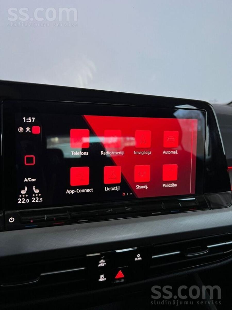 Sarkans Volkswagen Golf VIII 2021 Rīga, ar dzinēja tilpumu 2.00 L un nobraukumu 197 tūkst. km par 12990 €, foto 12 vietnē AUTOMOTO.COM.LV