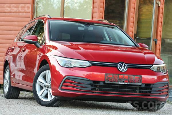 Red Volkswagen Golf VIII 2022 in Tukums, with an engine capacity of 2.00 L and mileage of 241 thousand km for 11490 €, photo 1 on AUTOMOTO.COM.LV