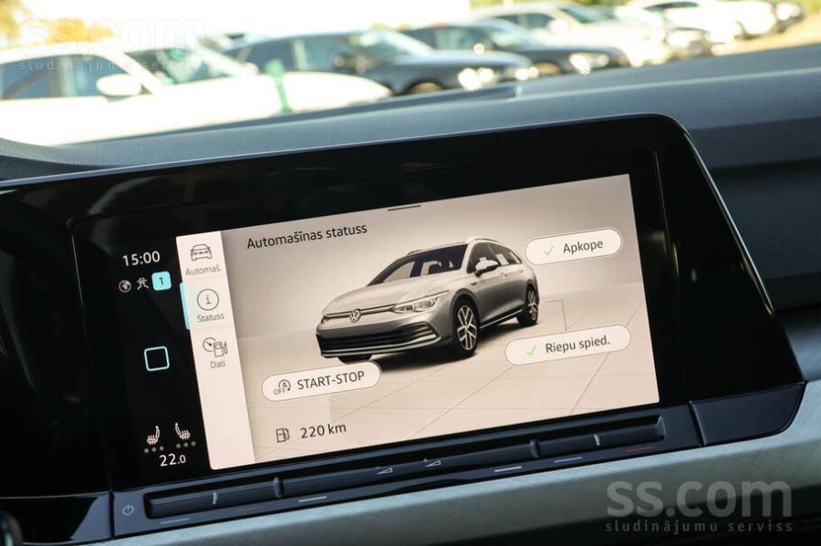 Красный Фольксваген Golf 8 2022 в Тукумс, объемом двигателя 2.00 л и пробегом 241 тыс. км за 11490 €, фото 16 на AUTOMOTO.COM.LV