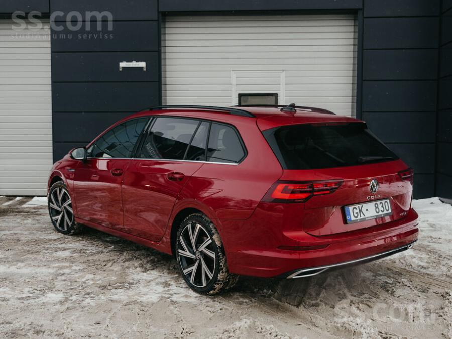 Red Volkswagen Golf VIII 2023 in Riga, with an engine capacity of 1.50 L and mileage of 45 thousand km for 23850 €, photo 3 on AUTOMOTO.COM.LV