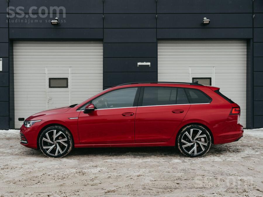 Red Volkswagen Golf VIII 2023 in Riga, with an engine capacity of 1.50 L and mileage of 45 thousand km for 23850 €, photo 8 on AUTOMOTO.COM.LV