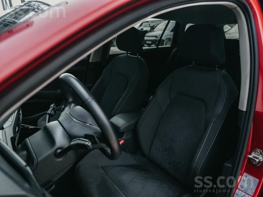 Red Volkswagen Golf VIII 2023 in Riga, with an engine capacity of 1.50 L and mileage of 45 thousand km for 23850 €, photo 12 on AUTOMOTO.COM.LV