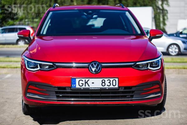 Red Volkswagen Golf VIII 2023 in Riga, with an engine capacity of 1.50 L and mileage of 50 thousand km for 21900 €, photo 6 on AUTOMOTO.COM.LV