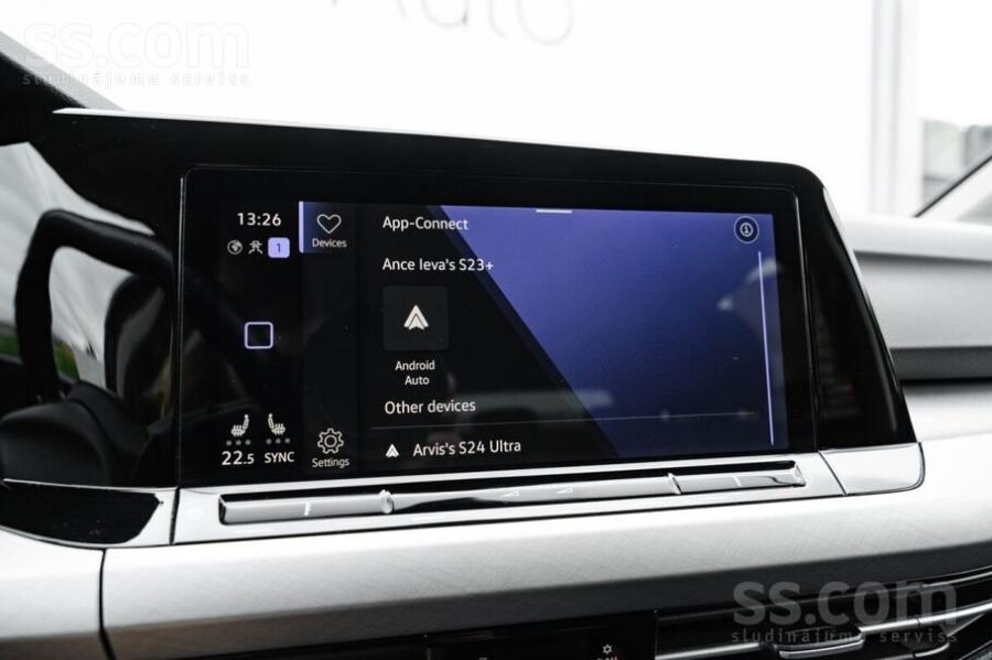Фольксваген Golf 8 2023 в Рига, объемом двигателя 1.50 л и пробегом 62 тыс. км за 17500 €, фото 22 на AUTOMOTO.COM.LV