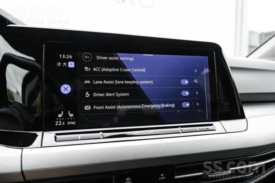Фольксваген Golf 8 2023 в Рига, объемом двигателя 1.50 л и пробегом 62 тыс. км за 17500 €, фото 25 на AUTOMOTO.COM.LV