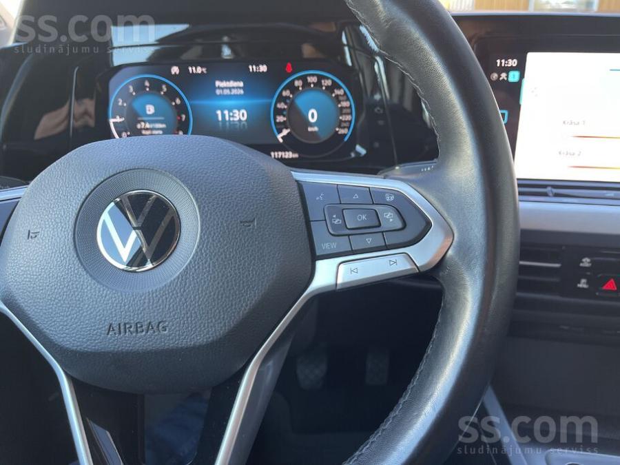 Balts Volkswagen Golf VIII 2022 Rīga, ar dzinēja tilpumu 1.00 L un nobraukumu 117 tūkst. km par 11500 €, foto 15 vietnē AUTOMOTO.COM.LV