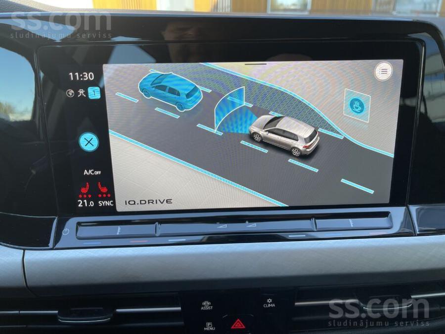 Balts Volkswagen Golf VIII 2022 Rīga, ar dzinēja tilpumu 1.00 L un nobraukumu 117 tūkst. km par 11500 €, foto 18 vietnē AUTOMOTO.COM.LV