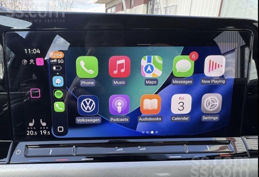 Balts Volkswagen Golf VIII 2022 Rīga, ar dzinēja tilpumu 2.00 L un nobraukumu 180 tūkst. km par 10900 €, foto 22 vietnē AUTOMOTO.COM.LV