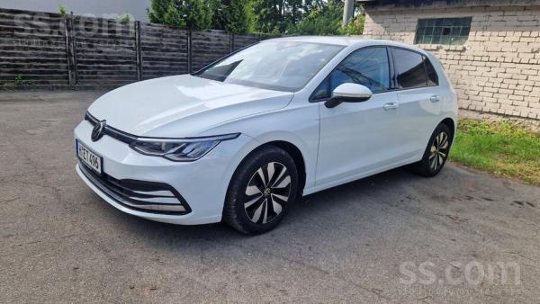 Balts Volkswagen Golf VIII 2024 Rīga, ar dzinēja tilpumu 2.00 L un nobraukumu 21 tūkst. km par 20200 €, foto 3 vietnē AUTOMOTO.COM.LV
