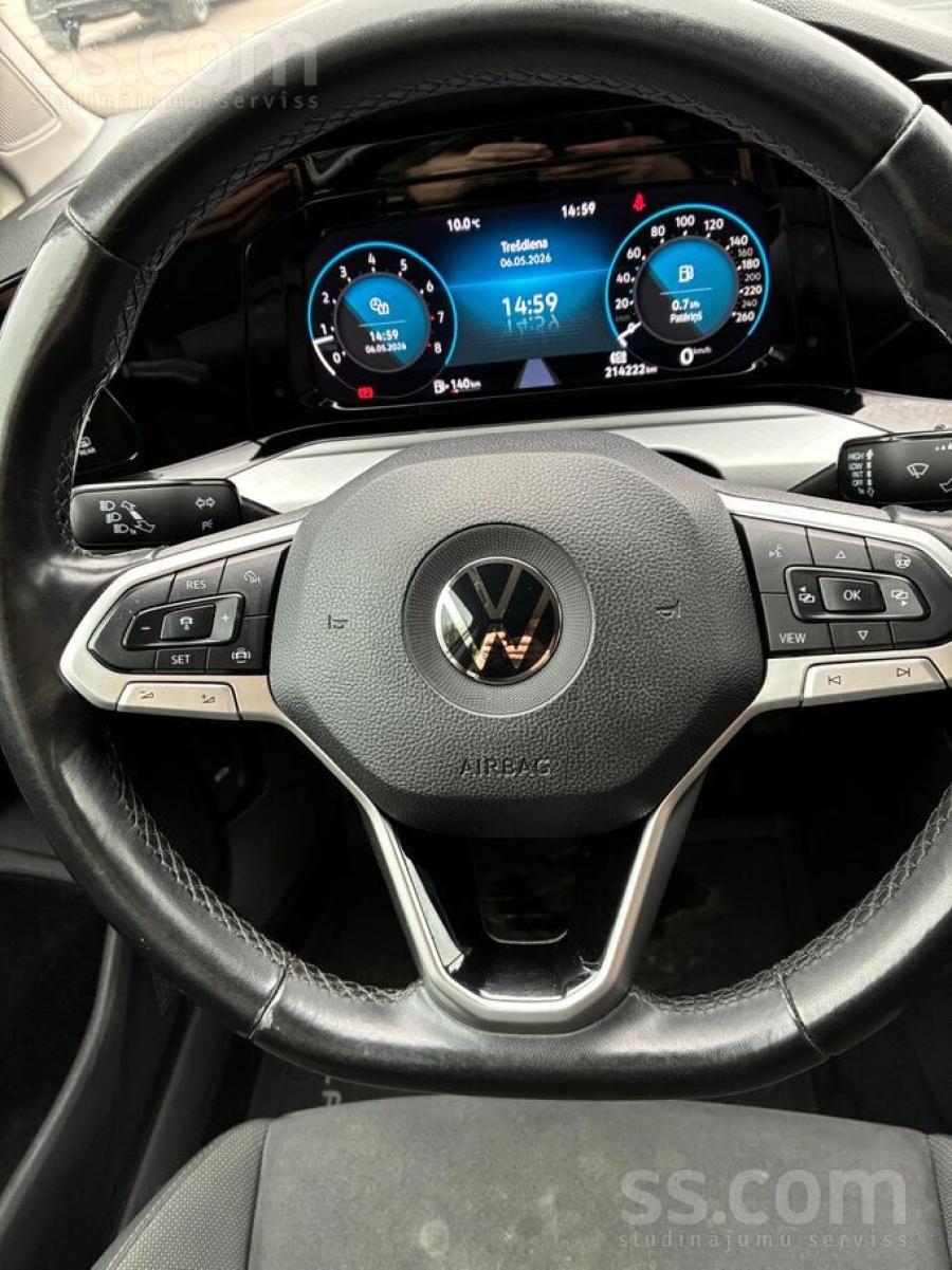 Balts Volkswagen Golf VIII 2021 Rīga, ar dzinēja tilpumu 1.50 L un nobraukumu 214 tūkst. km par 12799 €, foto 9 vietnē AUTOMOTO.COM.LV