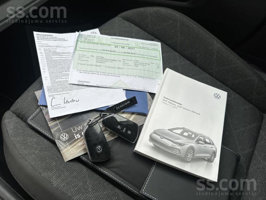 Balts Volkswagen Golf VIII 2021 Tukums, ar dzinēja tilpumu 1.00 L un nobraukumu 112 tūkst. km par 15990 €, foto 35 vietnē AUTOMOTO.COM.LV