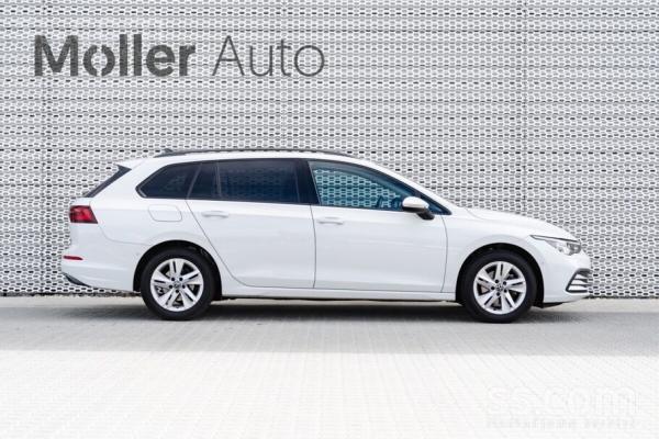 White Volkswagen Golf VIII 2021 in Riga, with an engine capacity of 1.50 L and mileage of 88 thousand km for 15900 €, photo 5 on AUTOMOTO.COM.LV