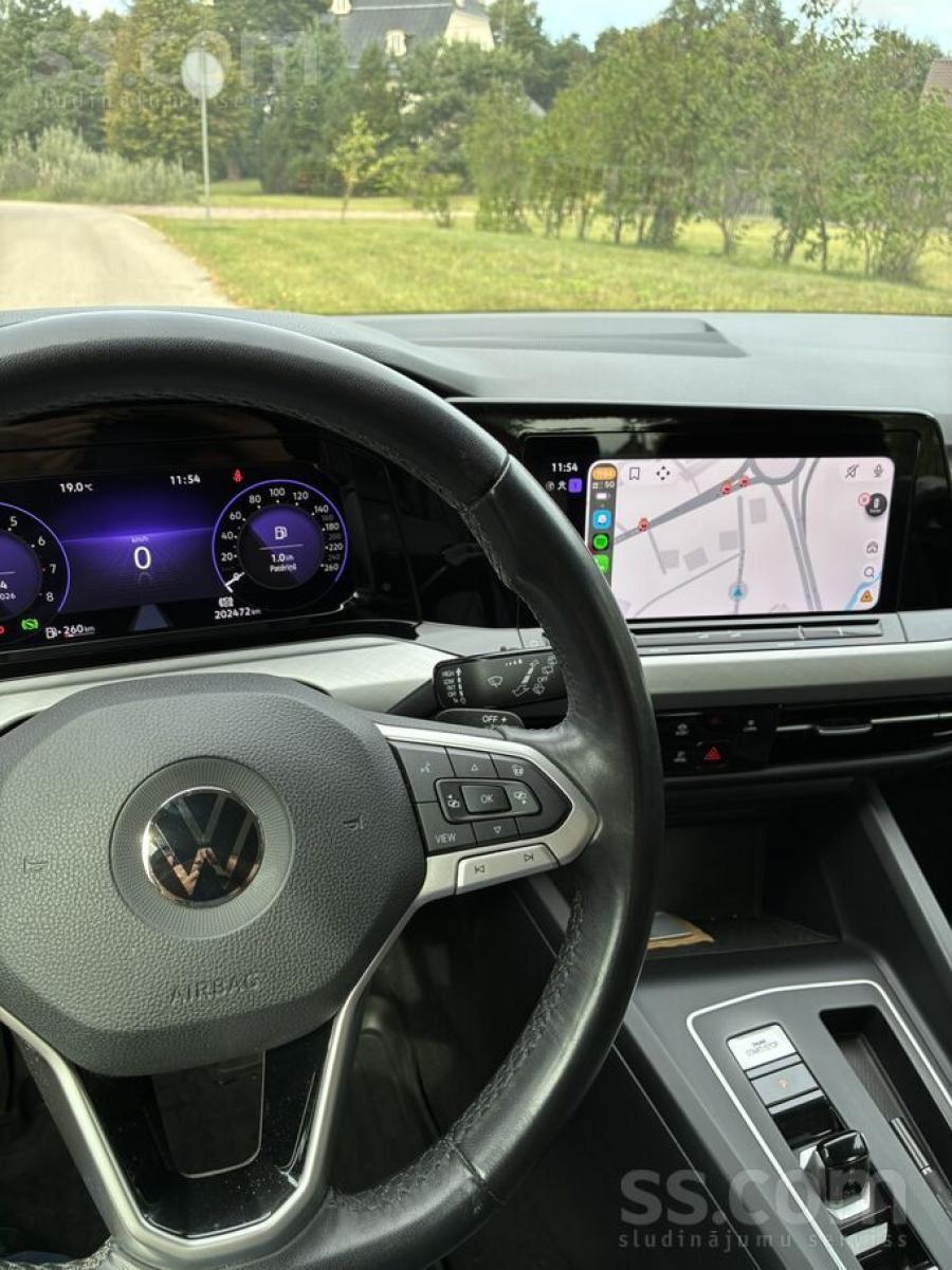 Белый Фольксваген Golf 8 2021 в Рига, объемом двигателя 1.50 л и пробегом 202 тыс. км за 11500 €, фото 6 на AUTOMOTO.COM.LV