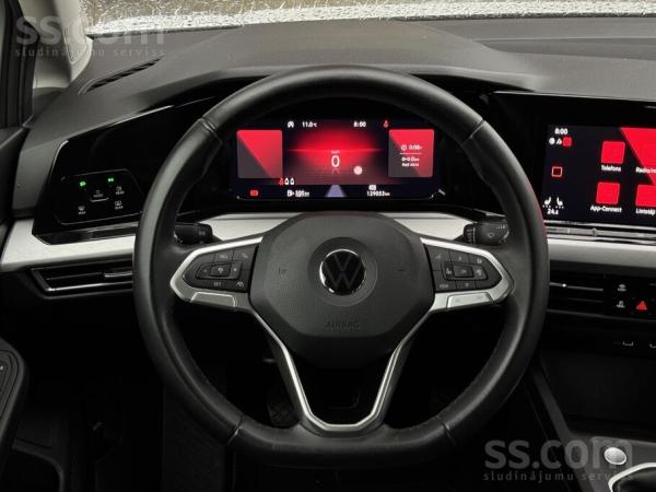 Balts Volkswagen Golf VIII 2022 Valmiera, ar dzinēja tilpumu 2.00 L un nobraukumu 129 tūkst. km par 15900 €, foto 9 vietnē AUTOMOTO.COM.LV