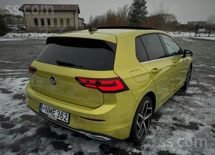 Желтый Фольксваген Golf 8 2020 в Тельшяй, объемом двигателя 2.00 л и пробегом 189 тыс. км за 16999 €, фото 5 на AUTOMOTO.COM.LV
