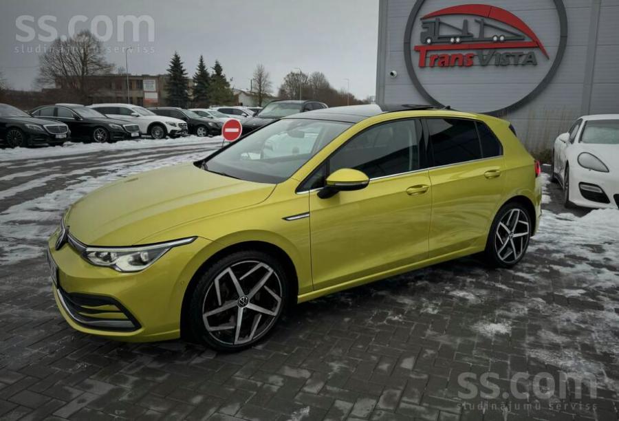 Желтый Фольксваген Golf 8 2020 в Тельшяй, объемом двигателя 2.00 л и пробегом 189 тыс. км за 16999 €, фото 7 на AUTOMOTO.COM.LV
