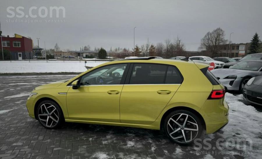 Желтый Фольксваген Golf 8 2020 в Тельшяй, объемом двигателя 2.00 л и пробегом 189 тыс. км за 16999 €, фото 8 на AUTOMOTO.COM.LV