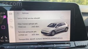 Желтый Фольксваген Golf 8 2021 в Лимбажи, объемом двигателя 1.50 л и пробегом 94 тыс. км за 18995 €, фото 14 на AUTOMOTO.COM.LV