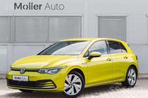 Dzeltens Volkswagen Golf VIII 2020 Ventspils, ar dzinēja tilpumu 1.50 L un nobraukumu 107 tūkst. km par 17700 €, foto  vietnē AUTOMOTO.COM.LV