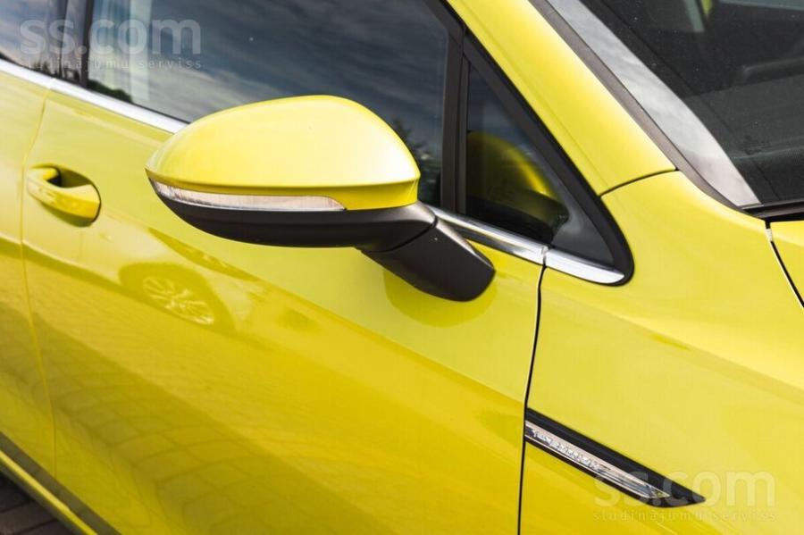 Dzeltens Volkswagen Golf VIII 2020 Ventspils, ar dzinēja tilpumu 1.50 L un nobraukumu 107 tūkst. km par 17700 €, foto 11 vietnē AUTOMOTO.COM.LV