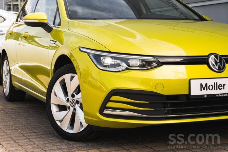 Dzeltens Volkswagen Golf VIII 2020 Ventspils, ar dzinēja tilpumu 1.50 L un nobraukumu 107 tūkst. km par 17700 €, foto 12 vietnē AUTOMOTO.COM.LV