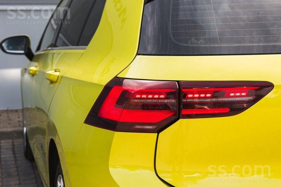 Dzeltens Volkswagen Golf VIII 2020 Ventspils, ar dzinēja tilpumu 1.50 L un nobraukumu 107 tūkst. km par 17700 €, foto 13 vietnē AUTOMOTO.COM.LV