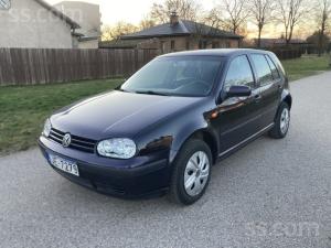Violet Volkswagen Golf 1999 in Jelgava, with an engine capacity of 1.90 L and mileage of 337 thousand km for 1350 €, photo 3 on AUTOMOTO.COM.LV