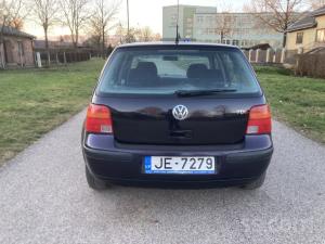 Violet Volkswagen Golf 1999 in Jelgava, with an engine capacity of 1.90 L and mileage of 337 thousand km for 1350 €, photo 6 on AUTOMOTO.COM.LV