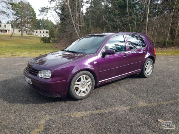 Violets Volkswagen Golf 2002 Viļņa, ar dzinēja tilpumu 1.90 L un nobraukumu 319 tūkst. km par 1299 €, foto 1 vietnē AUTOMOTO.COM.LV