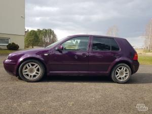 Violet Volkswagen Golf 2002 in Vilnius, with an engine capacity of 1.90 L and mileage of 319 thousand km for 1299 €, photo 7 on AUTOMOTO.COM.LV