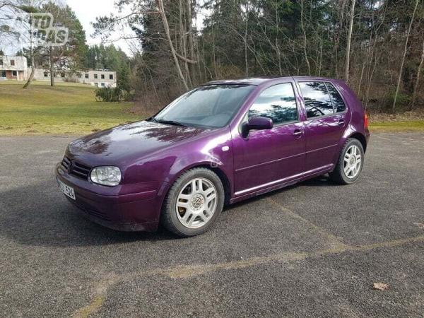 Violets Volkswagen Golf 2002 Viļņa, ar dzinēja tilpumu 1.90 L un nobraukumu 319 tūkst. km par 1299 €, foto 1 vietnē AUTOMOTO.COM.LV