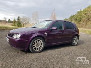 Violet Volkswagen Golf 2002 in Vilnius, with an engine capacity of 1.90 L and mileage of 319 thousand km for 1299 €, photo 6 on AUTOMOTO.COM.LV