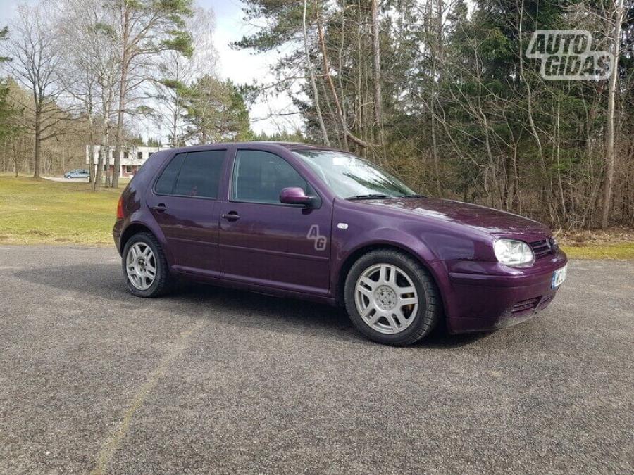Фиолетовый Фольксваген Гольф 2002 в Вильнюс, объемом двигателя 1.90 л и пробегом 319 тыс. км за 1299 €, фото 3 на AUTOMOTO.COM.LV