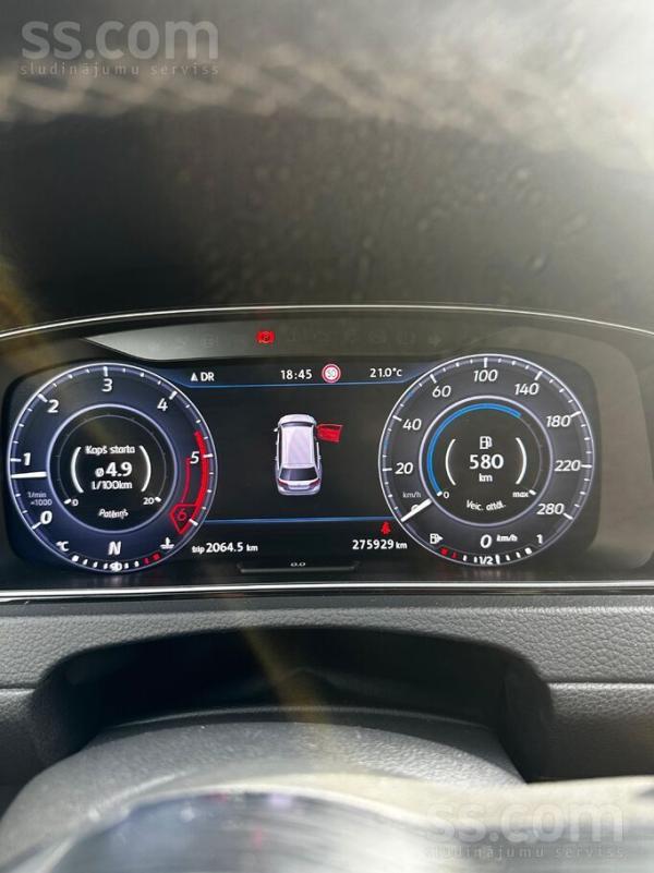 Violets Volkswagen Golf 2017 Rīga, ar dzinēja tilpumu 2.00 L un nobraukumu 276 tūkst. km par 11750 €, foto 7 vietnē AUTOMOTO.COM.LV