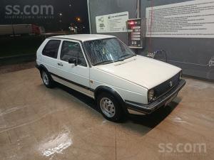 Balts Volkswagen Golf 1985 Valmiera, ar dzinēja tilpumu 1.30 L un nobraukumu 99 tūkst. km par 1500 €, foto  vietnē AUTOMOTO.COM.LV
