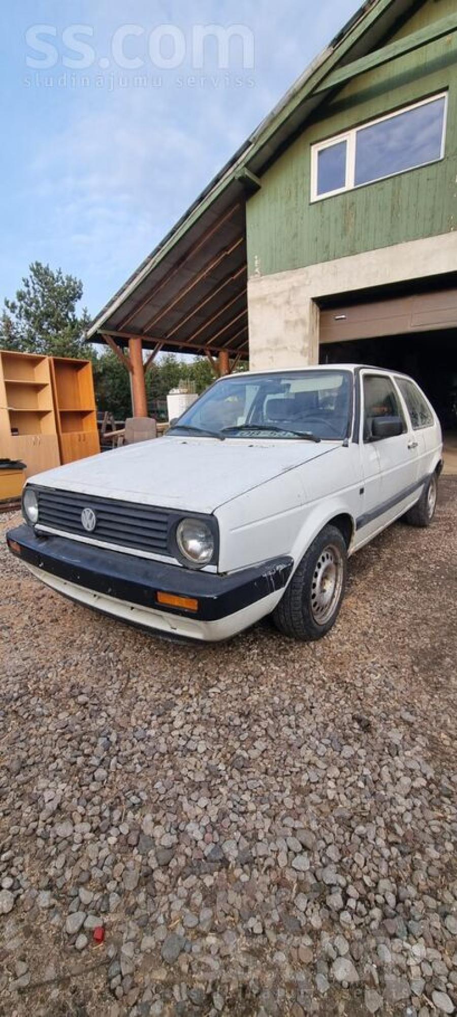 Balts Volkswagen Golf 1991 Tukums, ar dzinēja tilpumu 1.60 L un nobraukumu 285 tūkst. km par 1350 €, foto 1 vietnē AUTOMOTO.COM.LV
