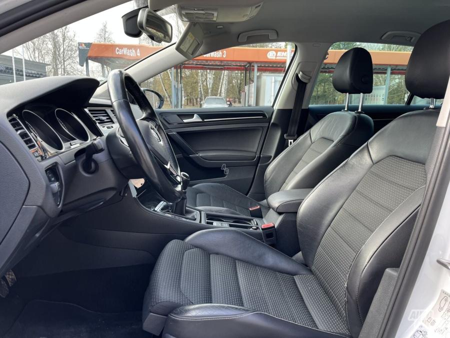Balts Volkswagen Golf 2016 Kauņa, ar dzinēja tilpumu 2.00 L un nobraukumu 277 tūkst. km par 7999 €, foto 17 vietnē AUTOMOTO.COM.LV