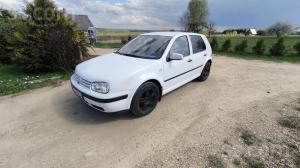 Balts Volkswagen Golf 1998 Daugavpils, ar dzinēja tilpumu 1.90 L un nobraukumu 290 tūkst. km par 1250 €, foto  vietnē AUTOMOTO.COM.LV