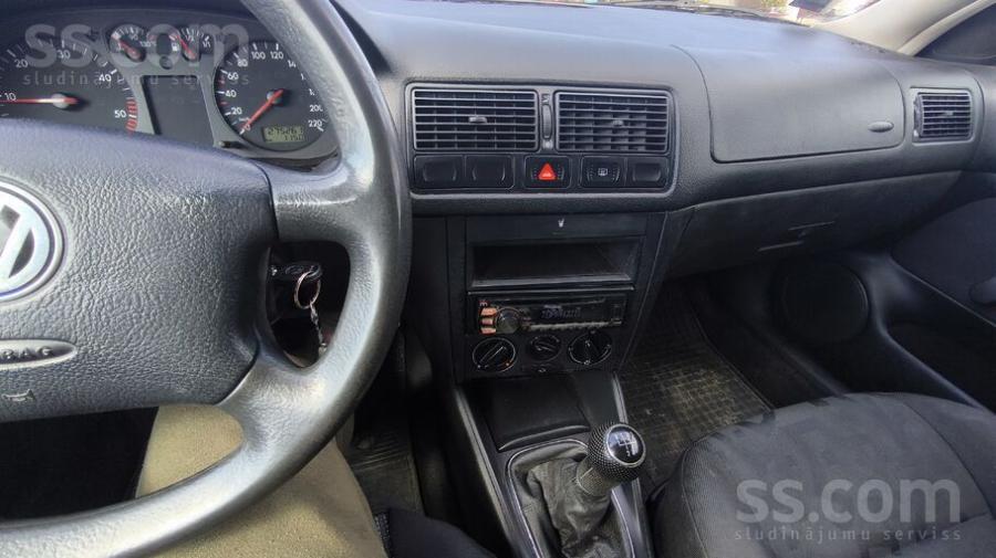 Balts Volkswagen Golf 1998 Daugavpils, ar dzinēja tilpumu 1.90 L un nobraukumu 290 tūkst. km par 1250 €, foto 9 vietnē AUTOMOTO.COM.LV