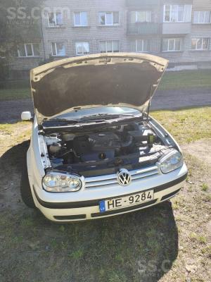 Balts Volkswagen Golf 1999 Ventspils, ar dzinēja tilpumu 1.90 L un nobraukumu 403 tūkst. km par 610 €, foto  vietnē AUTOMOTO.COM.LV