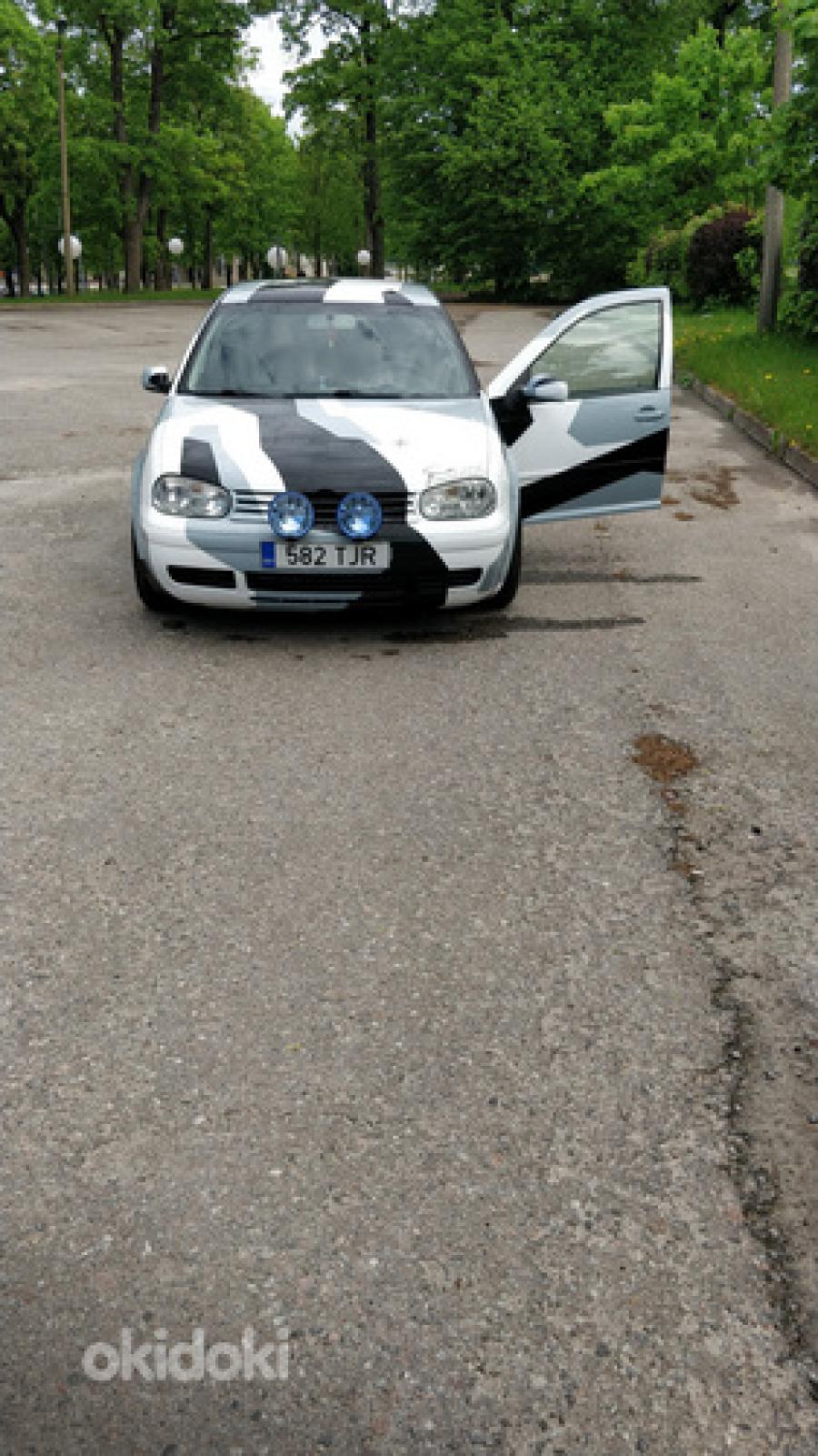 White Volkswagen Golf 2000 in Johvi, with an engine capacity of 1.90 L and mileage of 304 thousand km for 2000 €, photo 1 on AUTOMOTO.COM.LV
