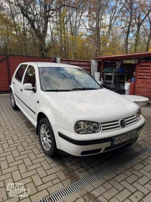 White Volkswagen Golf 2002 in Vilnius, with an engine capacity of 1.90 L and mileage of 283 thousand km for 1950 €, photo  on AUTOMOTO.COM.LV