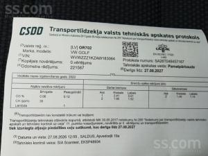Balts Volkswagen Golf 2009 Saldus, ar dzinēja tilpumu 1.40 L un nobraukumu 222 tūkst. km par 4500 €, foto 8 vietnē AUTOMOTO.COM.LV